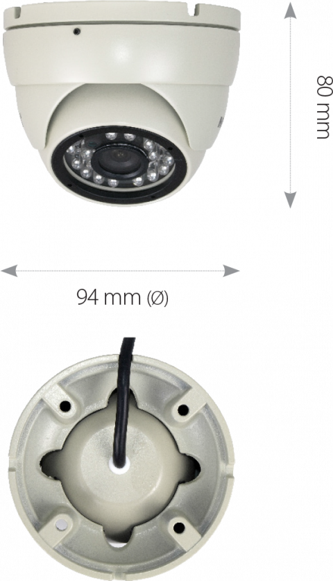 Kamera wandaloodporna NVC-402V/IR AAT SYSTEMY BEZPIECZEŃSTWA sp. z o.o.